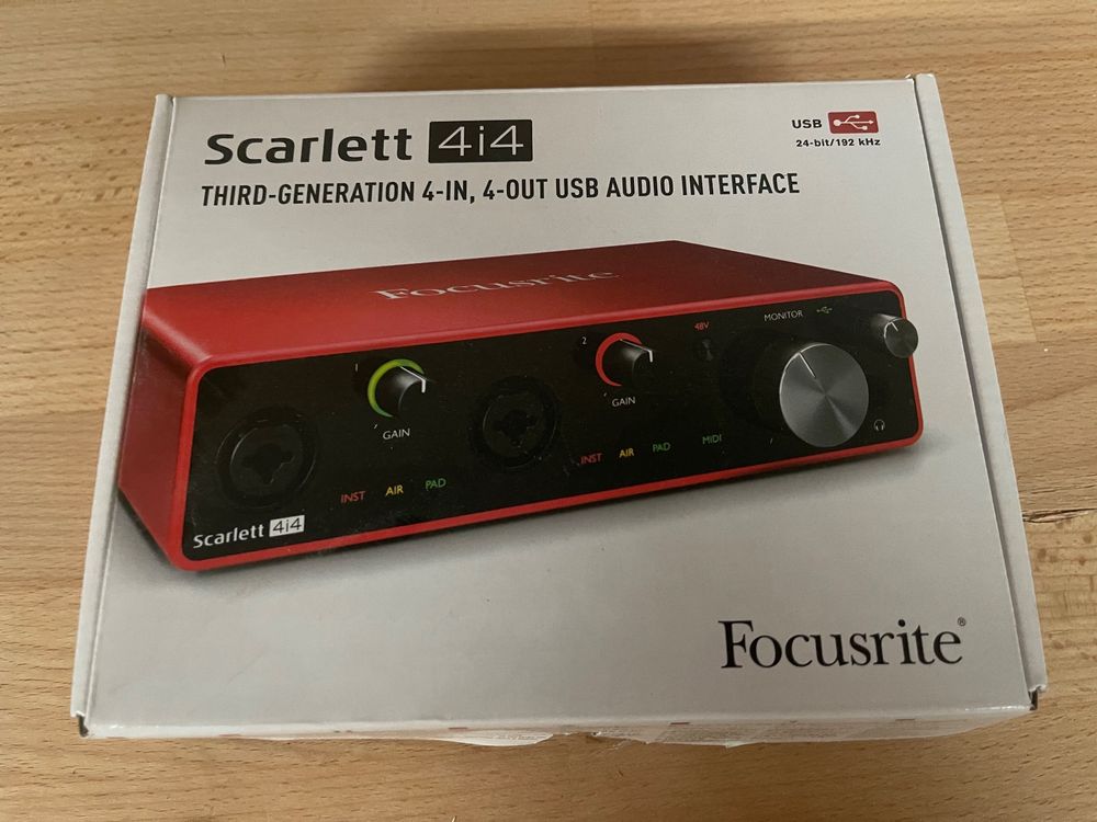 FOCUSRITE Scarlett 4i4 3rd Generation | Kaufen auf Ricardo