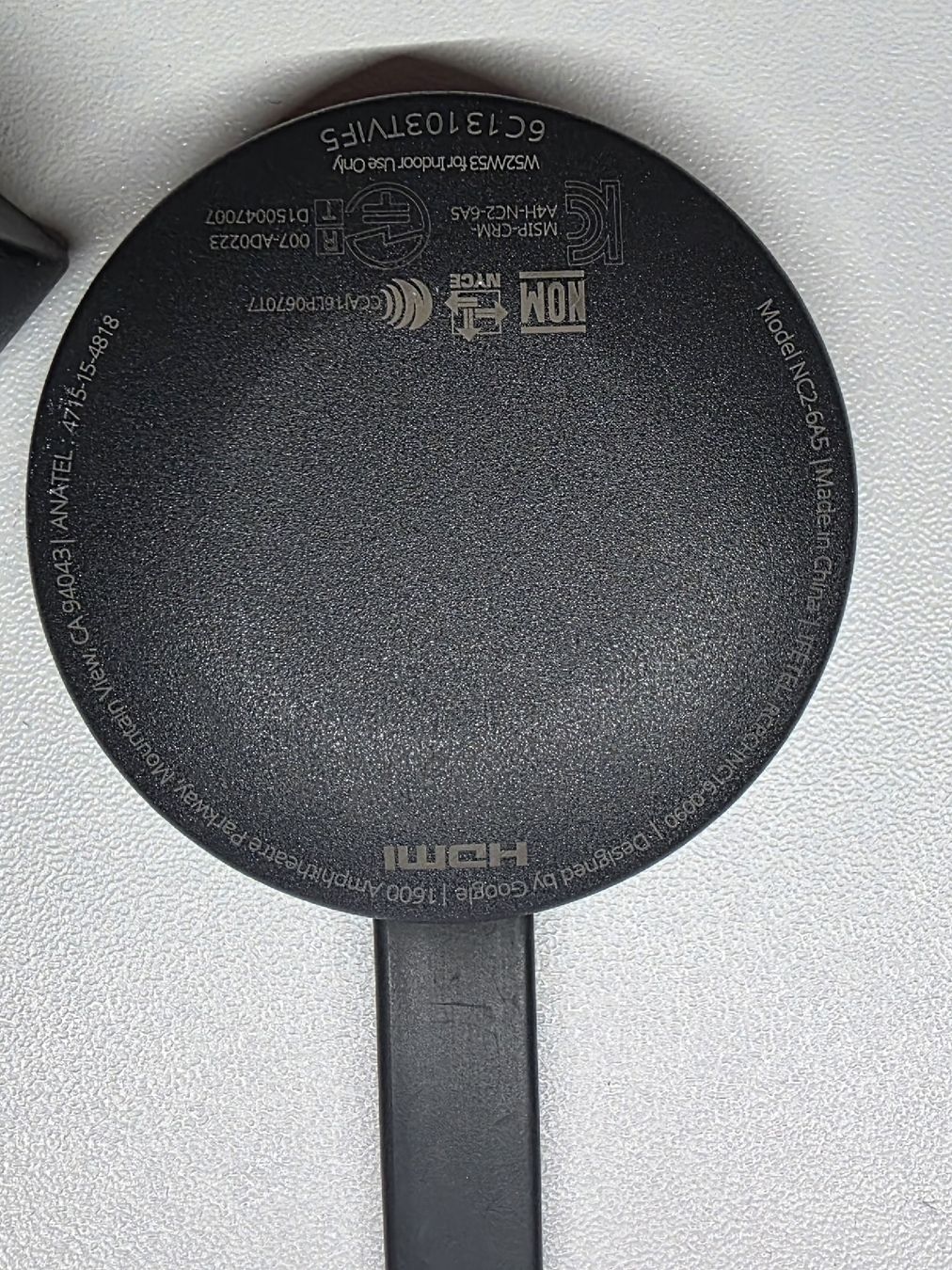 Google Chromecast 2. Gen (NC2-6A5) Streaming Stick HDMI (Gebraucht) in ...