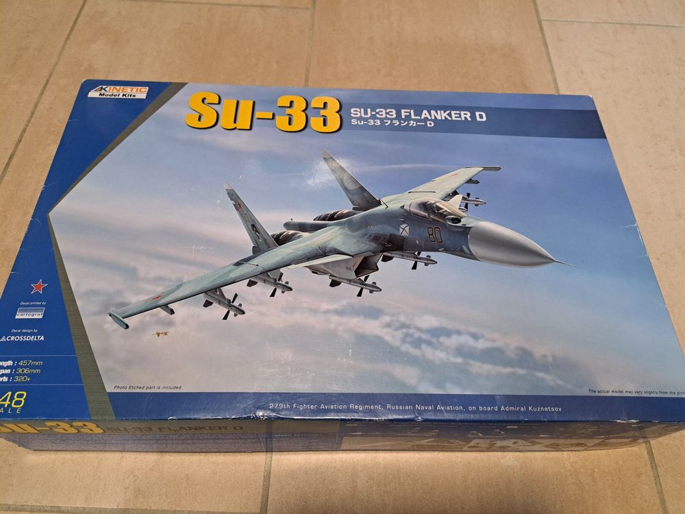 Su-33 Flanker 1/48 Kinetic (Neu und originalverpackt) in Selzach für ...