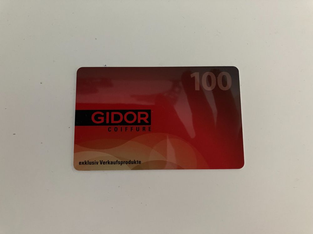 100.- Gidor Coiffeur Gutschein (Neu (gemäss Beschreibung)) in Abtwil AG ...