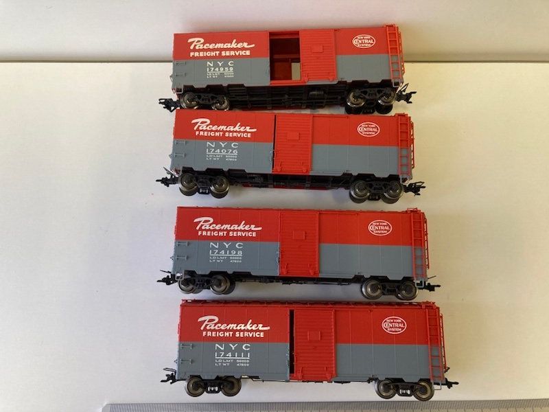 4er Set Märklin H0 Güterwagen Pacemaker Freight Service NYC (Gebraucht ...