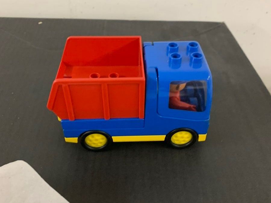 LEGO Duplo 2606 Kipper Baufahrzeug Laster Bauarbeiter (Gebraucht) in ...