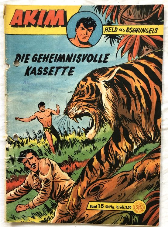 AKIM - Held des Dschungels - Band 16 - Orig. Lehning 1958/59 (Gebraucht) in Schaffhausen für CHF ...