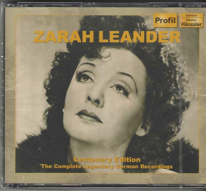 Zarah Leander - The Complete Legendary German Recordings 193 (Neu und ...