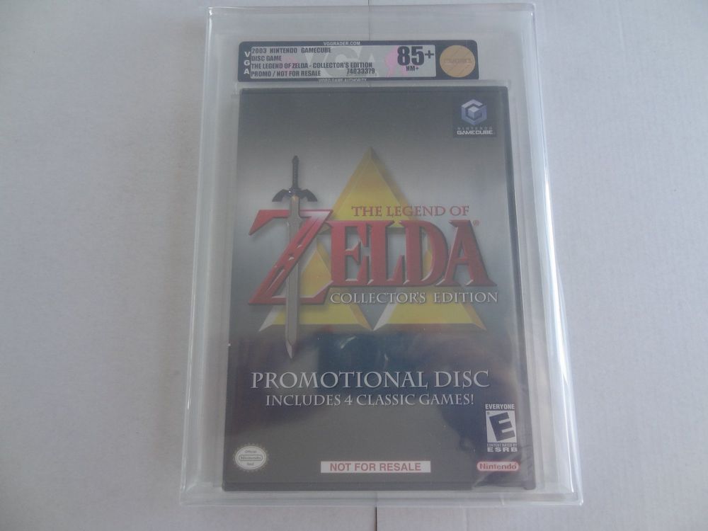 ZELDA Collector's Edition Nintendo Gamecube VGA Gold 85+ (Neu und ...