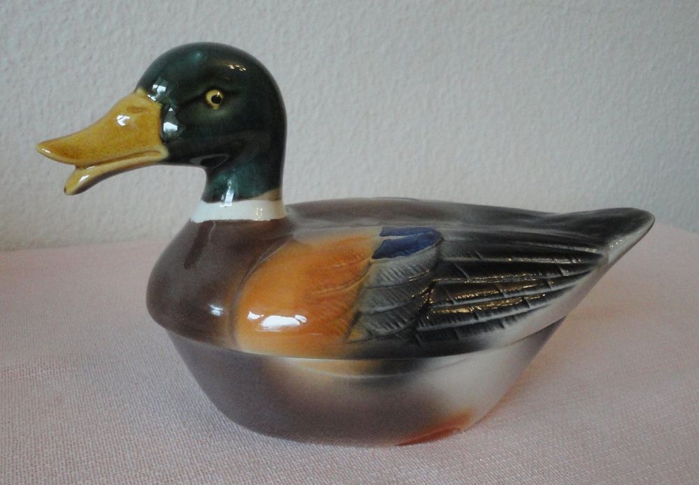 Enten-Terrine aus Steingut Handmade M.Caugnant (Neu (gemäss ...
