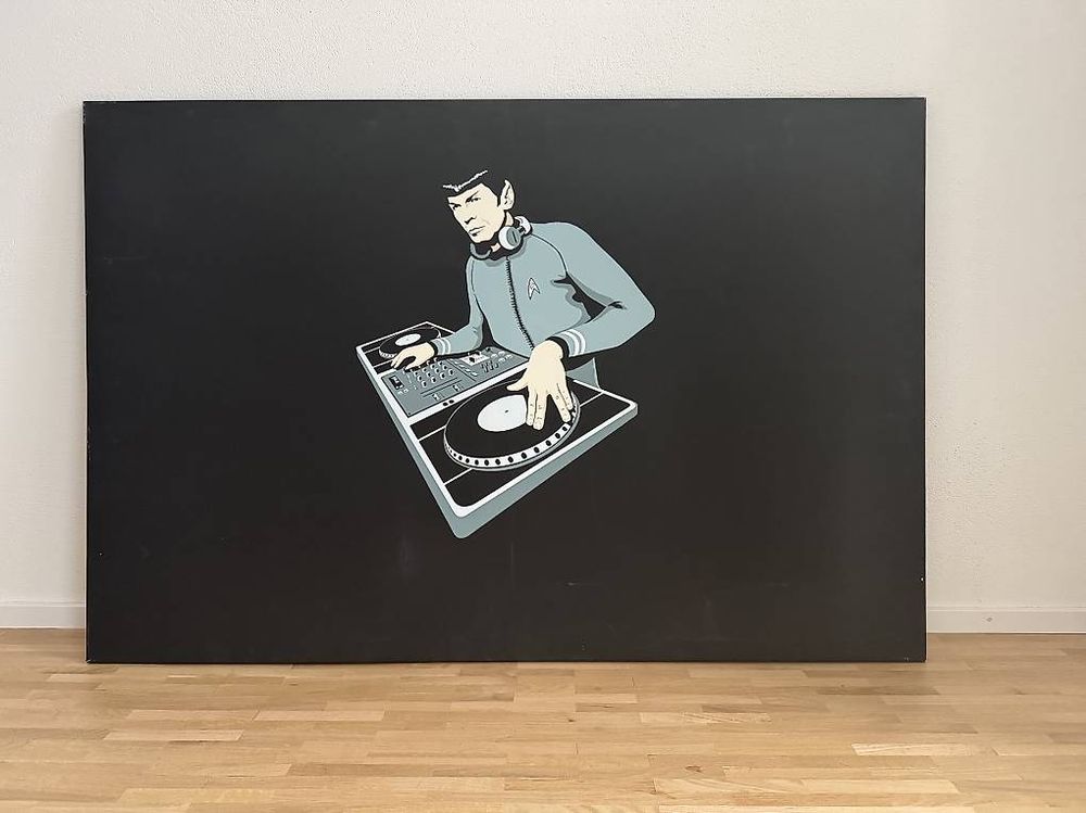 Leinwandbild Mr. Spock as DJ (120x80cm) (Gebraucht) in Zürich für CHF ...
