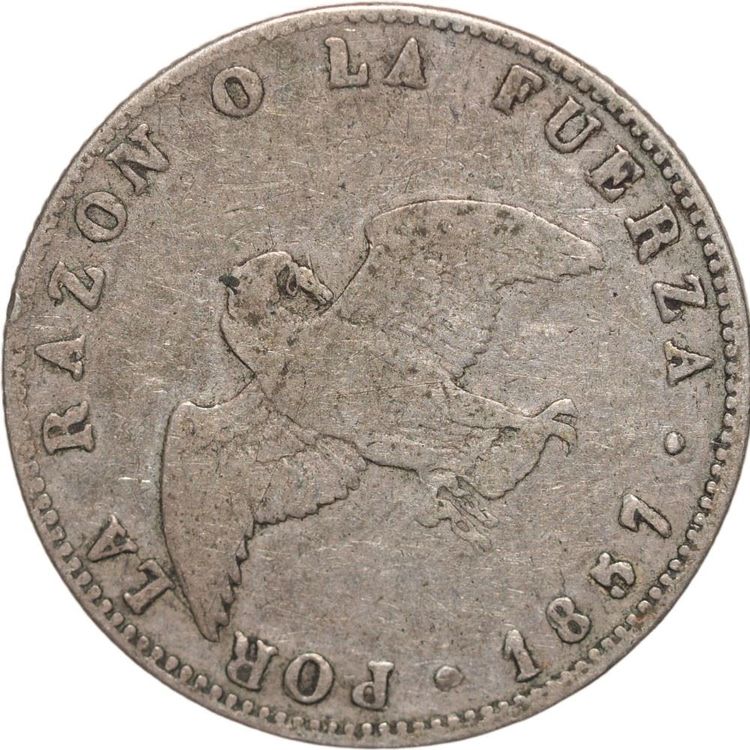 Chile 1 Décimo 1857 | Kaufen auf Ricardo