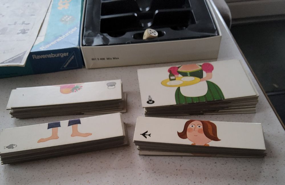 Ravensburger Mix Max Spiel 🧩 Vintage komplett, 1972 (Gebraucht) in ...