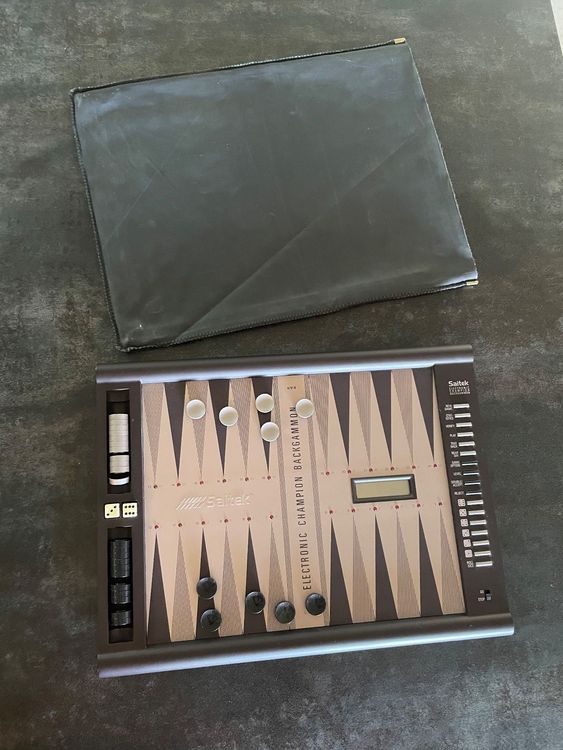 Ancien Jeu Backgammon Électronique Saitek Champion (Gebraucht) in ...