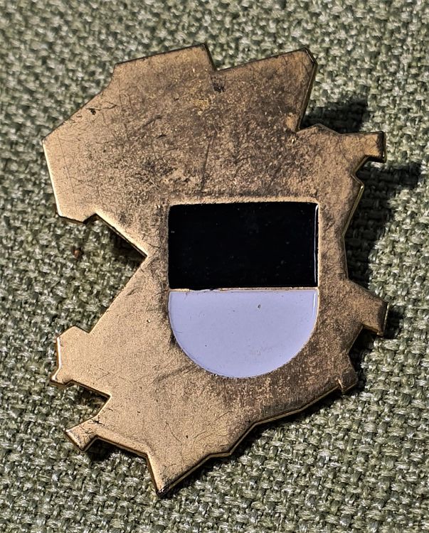 P027 - Pin Wappen mit Kantonsgrenze - Freiburg / Fribourg (Gebraucht) in Reinach BL für CHF 2 ...