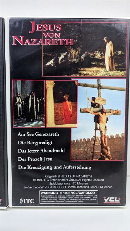 Jesus von Nazareth, VHS Teil 1-4 | Kaufen auf Ricardo