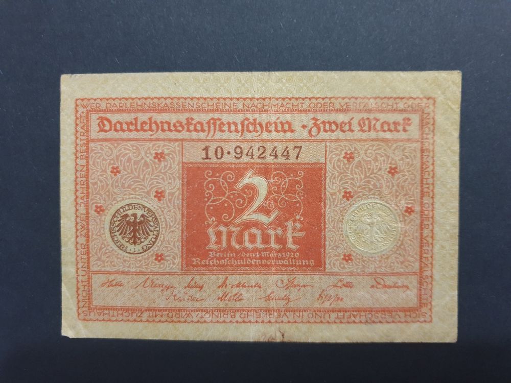 D.R Berlin 1920 2 mark (Gebraucht) in Versoix für CHF 1 – mit Lieferung auf Ricardo kaufen
