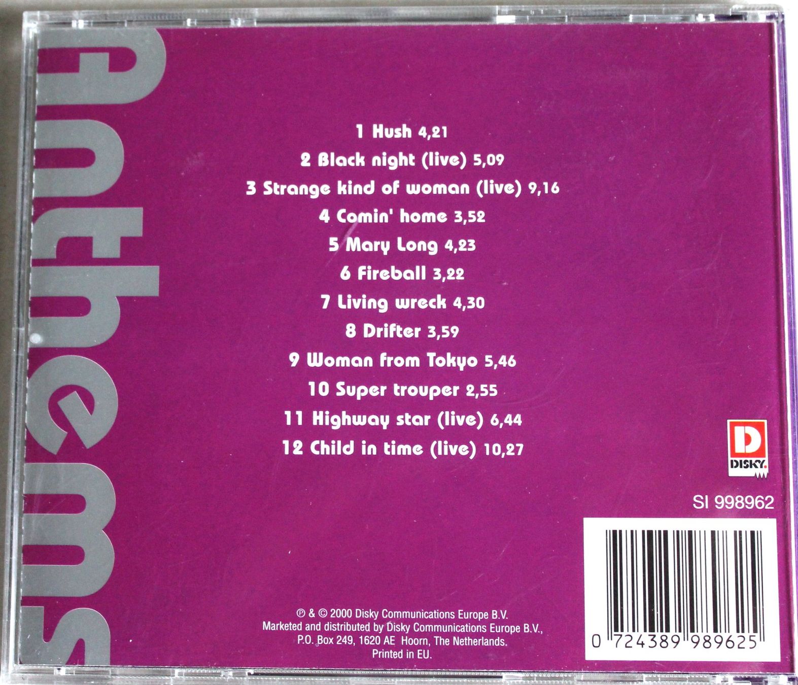 Deep Purple / Anthems (Gebraucht) in Worblaufen für CHF 2 – mit ...