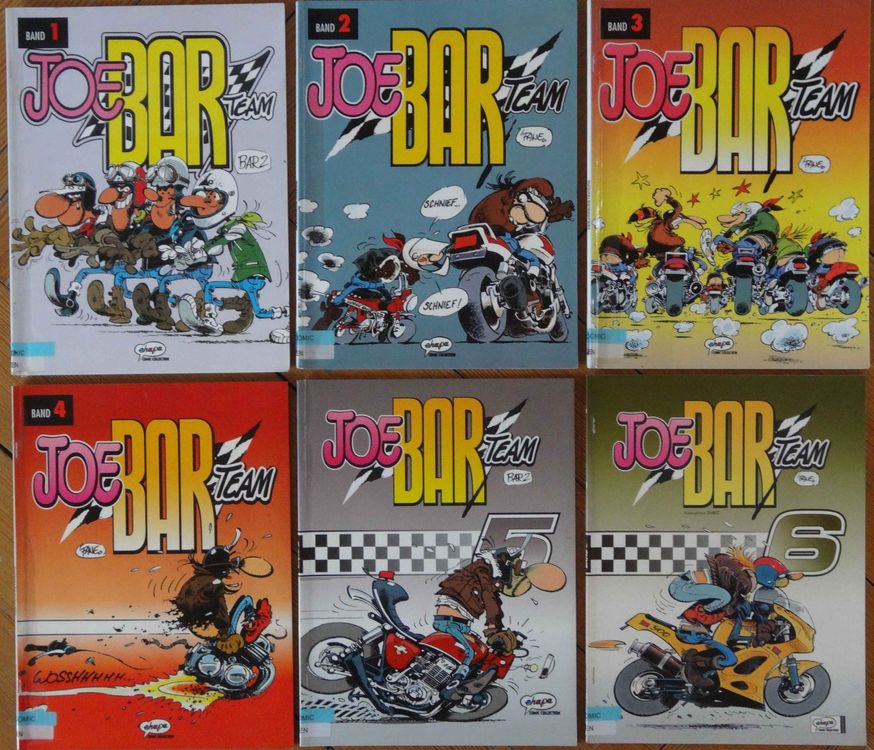 Band 1 bis 6 JOE BAR TEAM Comics über Motorradfahrer (Gebraucht) in ...