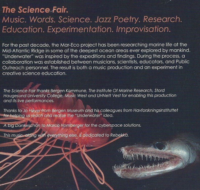 The Science Fiction Fair UNDERWATER Inge Brækhus New Jazz CD | Kaufen ...