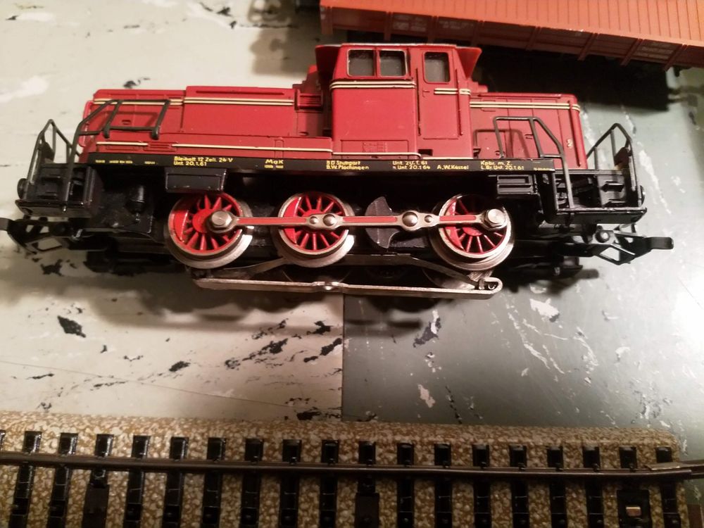 Lot Märklin Güterzug mit Lok DB V60 1009 Pepsi Ovo Bell Wagn | Kaufen auf Ricardo