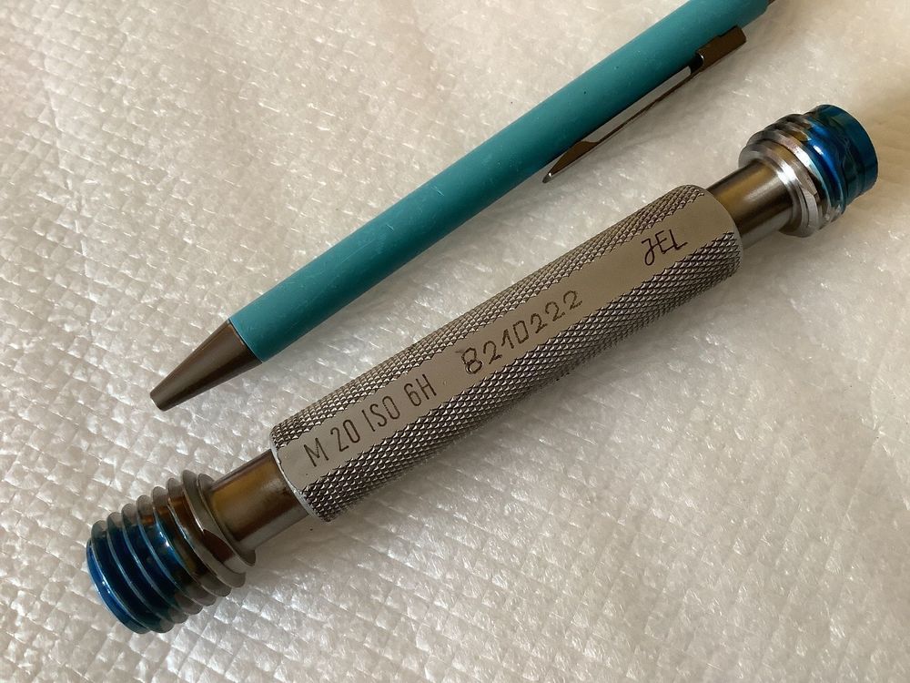 M20 ISO 6H Gewinde Grenzlehrdorn, von JEL (Gebraucht) in Widnau für CHF 25 – mit Lieferung auf ...