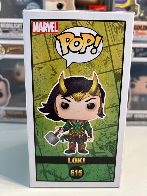 Funko POP! Marvel Loki (Holding Mjolnir) Edition Limitée PX (D'occasion ...