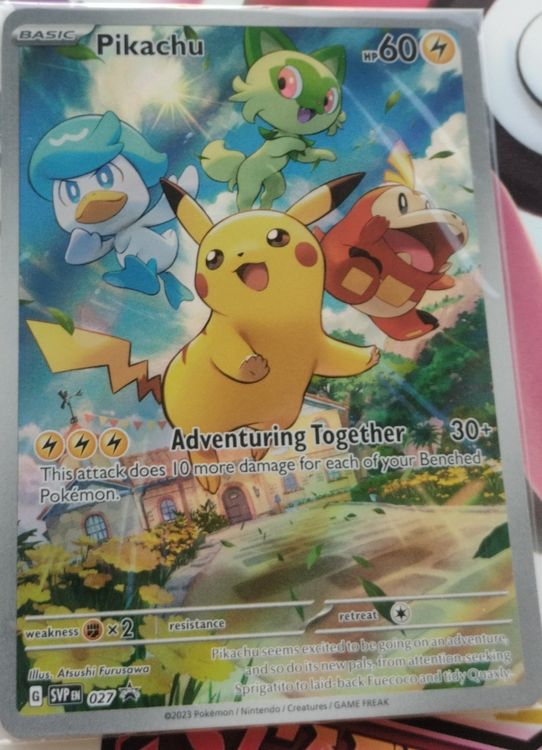 Pikachu Adventuring Together - Seltene Pokemon Karte (Neu (gemäss Beschreibung)) in Luzern für ...