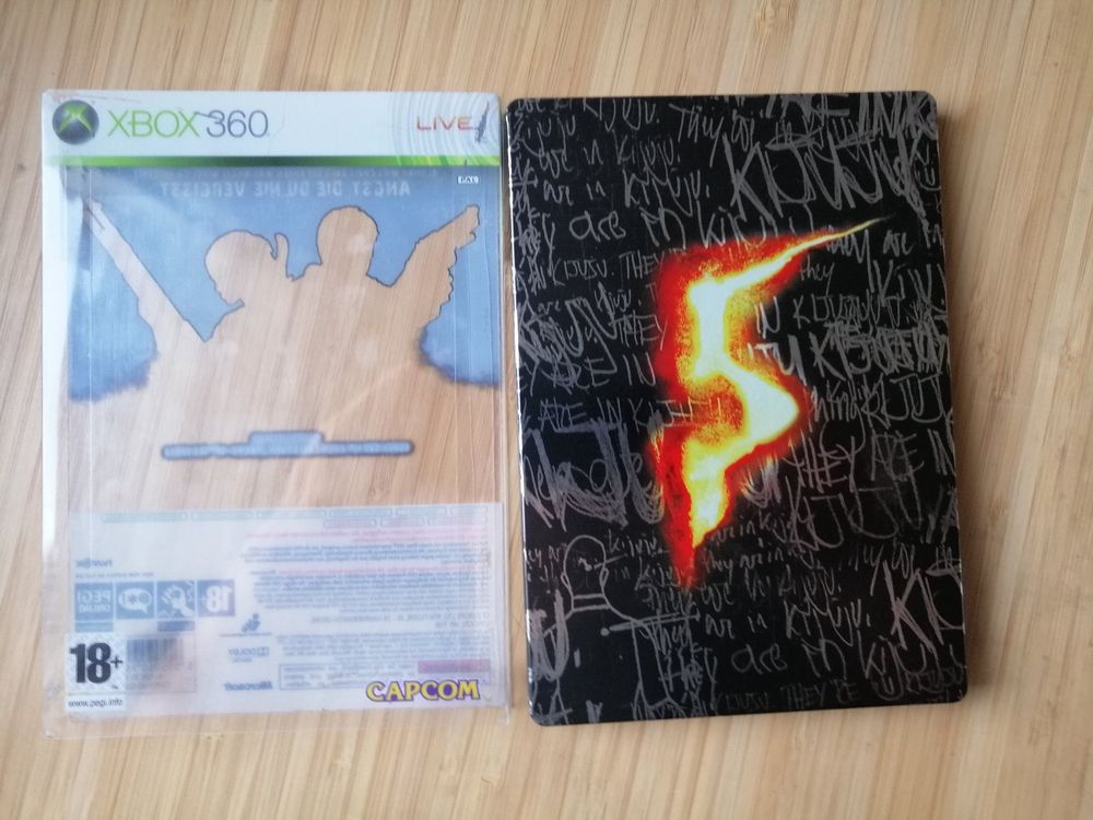 Resident Evil 5 Steel Book Edition XBOX 360 (CIB) (Gebraucht) in Lengnau BE für CHF 15 – mit ...