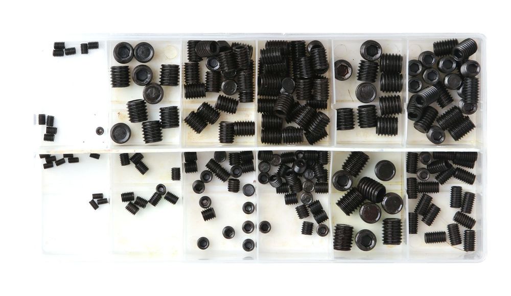 200 tlg. Madenschrauben Metrisch Gewindestifte M3-M10 (Neu und originalverpackt) in Gerlafingen ...