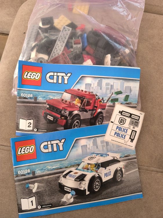 LEGO City 60128,Polizei Auto und Abschleppwagen Komplett Neu (Neu ...