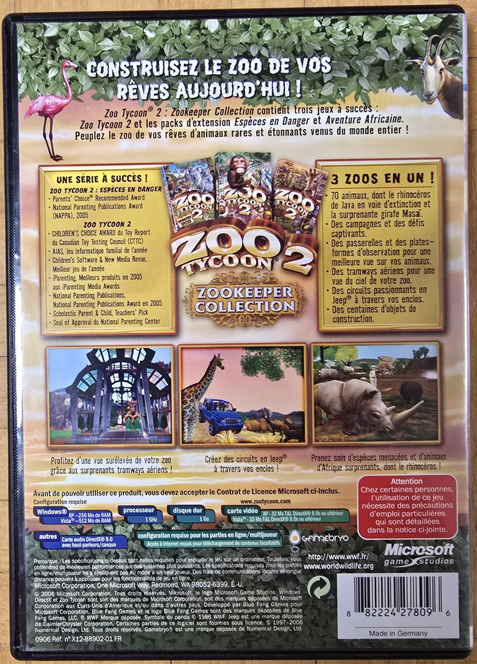 PC : Zoo Tycoon 2 Pack - Zoo Keeper (D'occasion) à Froideville pour CHF ...