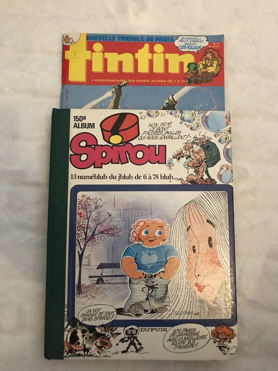 Lot BD Tintin Spirou Robin Dubois vintage (Gebraucht) in Renens VD für ...