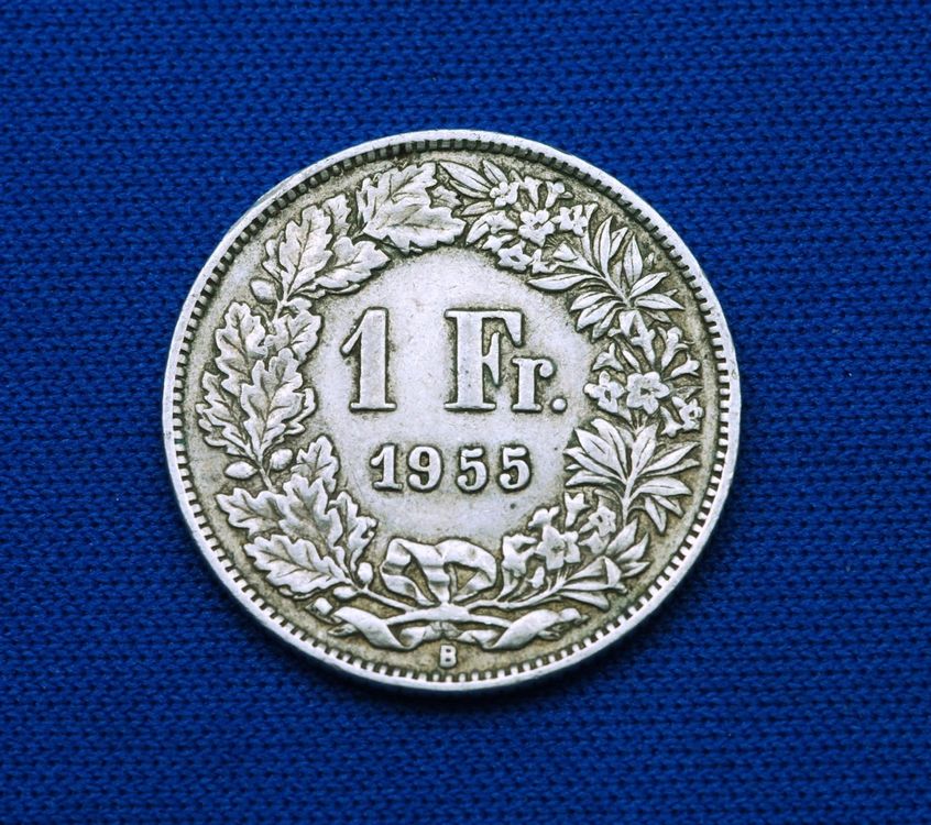 Silberner 1.- Jahrgang 1955, Rar | Kaufen auf Ricardo