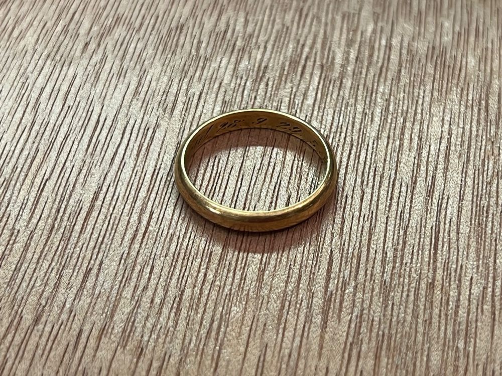 Ehering in 750 Gold - graviert! | Kaufen auf Ricardo