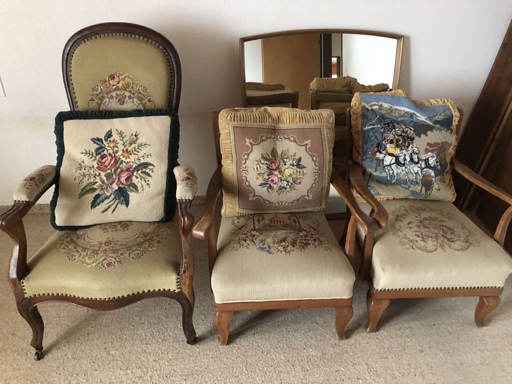 Gobelin Stühle Antik (Gebraucht) in niederrohrdorf für CHF 1 – nur Abholung auf Ricardo kaufen