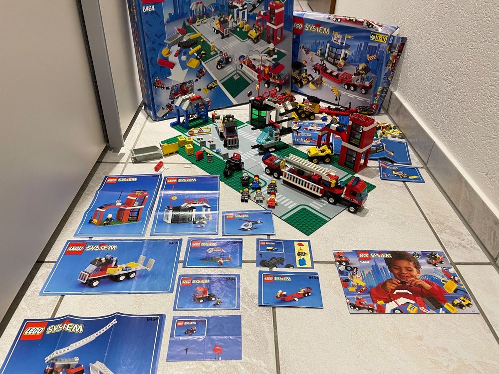 Lego Town 6464: Super Rescue Complex & 6329: Truck Stop Café | Kaufen ...