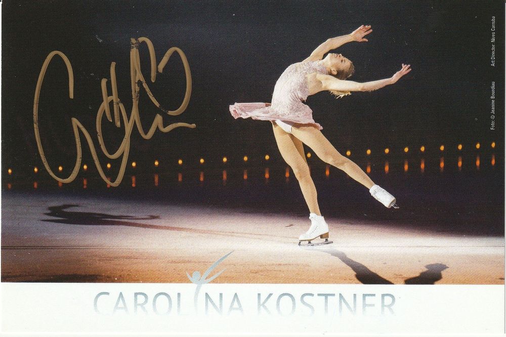 Carolina Kostner / Originalautogramm (Gebraucht) in für CHF 9 – mit ...