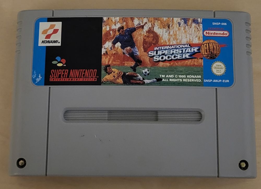 International Superstar Soccer SNES Super Nintendo 1995 Foot | Kaufen ...