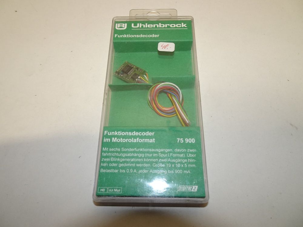 Uhlenbrock Funktionsdecoder Digital 75900 (Gebraucht) in Luzern für CHF 10.9 – mit Lieferung auf ...