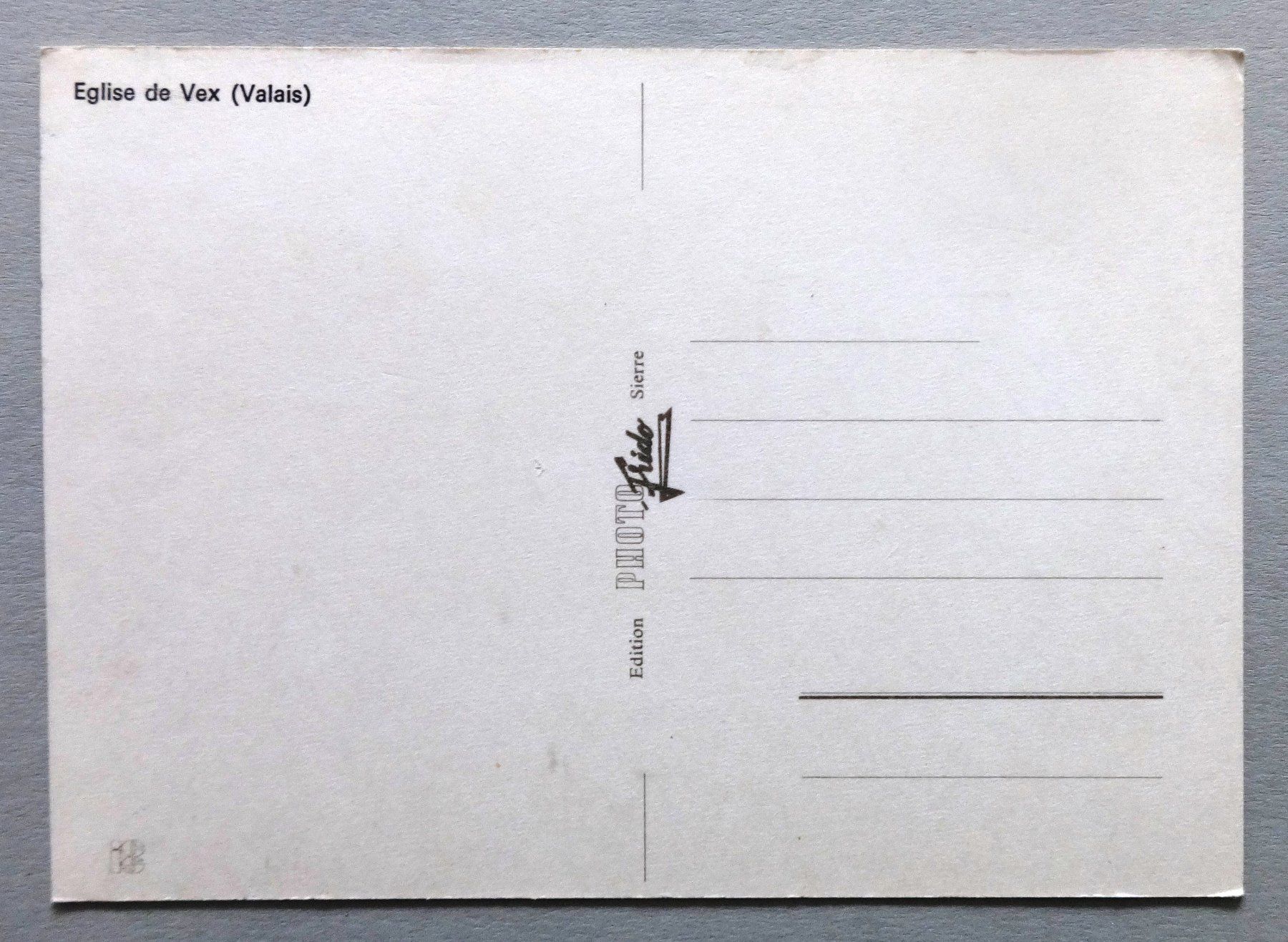 Eglise de Vex (D'occasion) à Fétigny pour CHF 1 – avec livraison | Acheter sur Ricardo