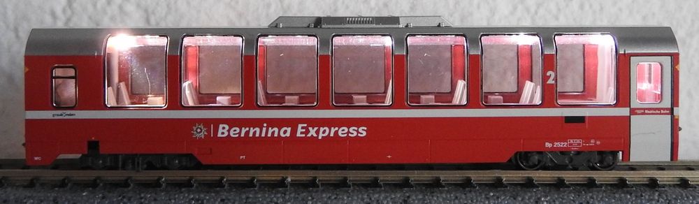 RhB 3 x Bernina Express Wagen mit Innenlicht Spur N Kato OVP (Gebraucht) in Salez für CHF 115 ...