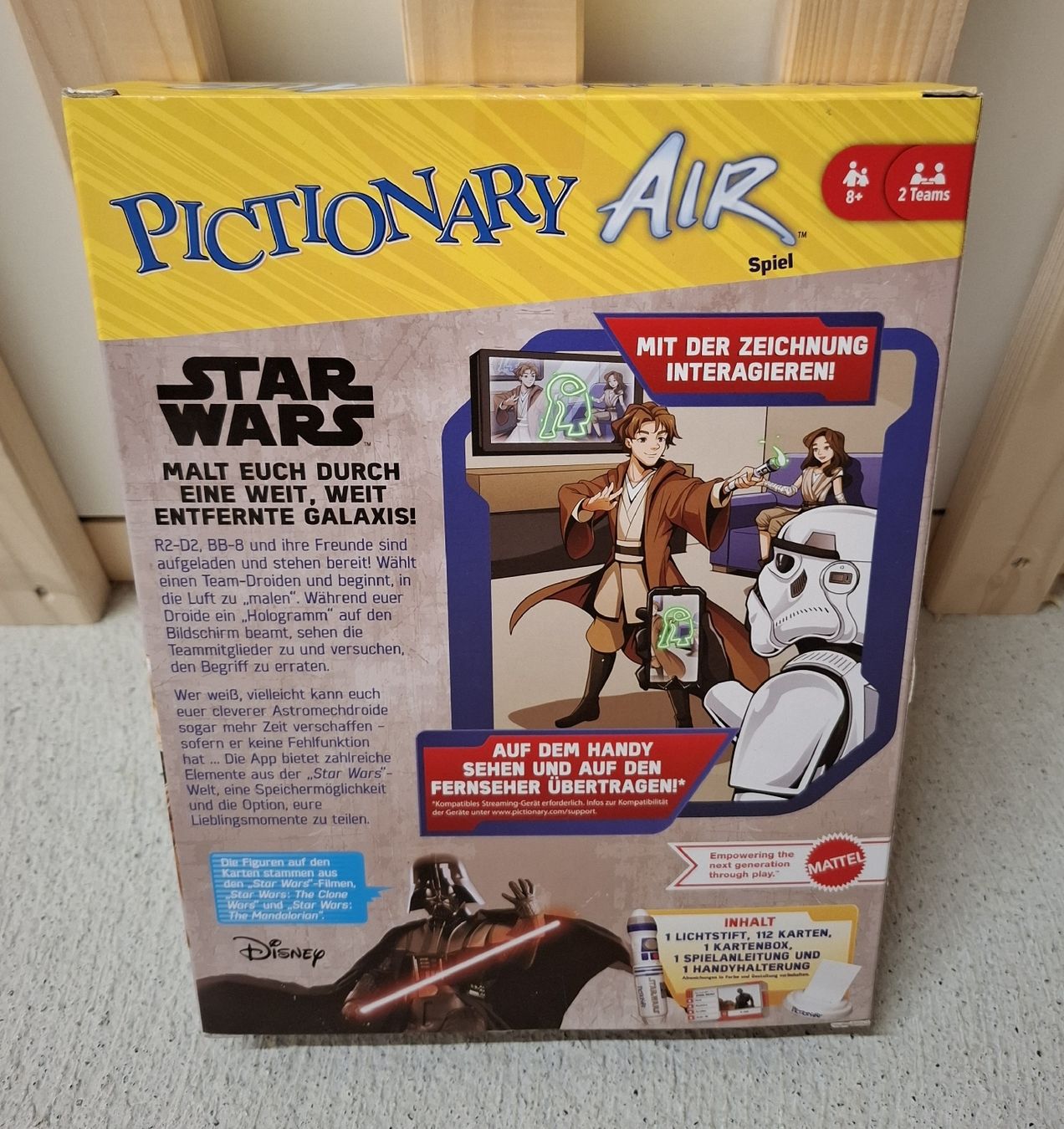 Star Wars Pictionary Air Game, New, Draw in the Air! (Neu und ...