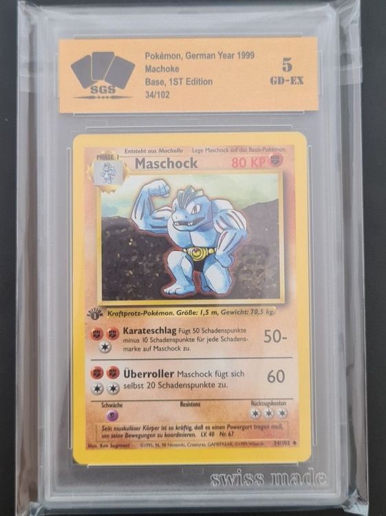 Maschock 1 Edition 34/102 Base Set SGS 5 (Gebraucht) in Wigoltingen für ...