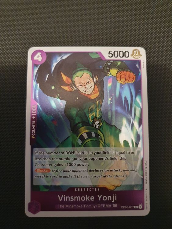 Vinsmoke Yonji OP06-067 [EN] (Neu (gemäss Beschreibung)) in Aarau für ...
