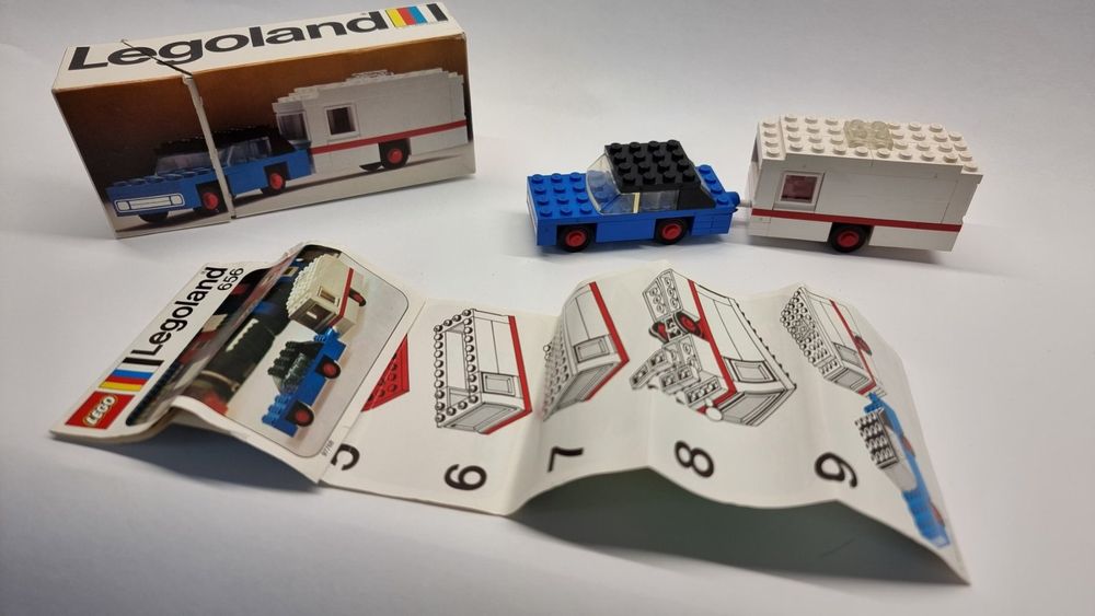 LEGO Vintage aus den 70er Jahren, 656 Auto mit Wohnwagen (Gebraucht) in ...