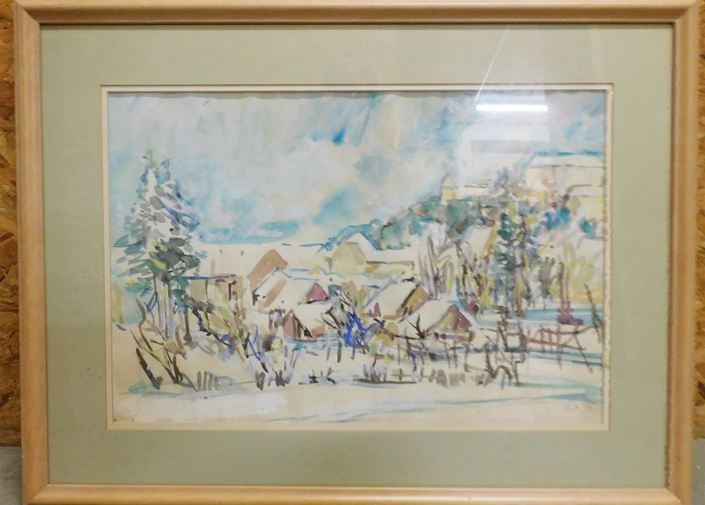 Rausverkauf - Kunst -Aquarell Kunst Gemälde signiert datiert (Gebraucht) in Sursee für CHF 50 ...
