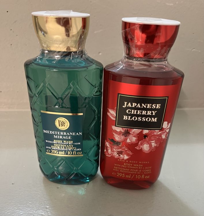 Bath&Body Works Shower Gel Set: Cherry Blossom,Mirage (Neu und ...