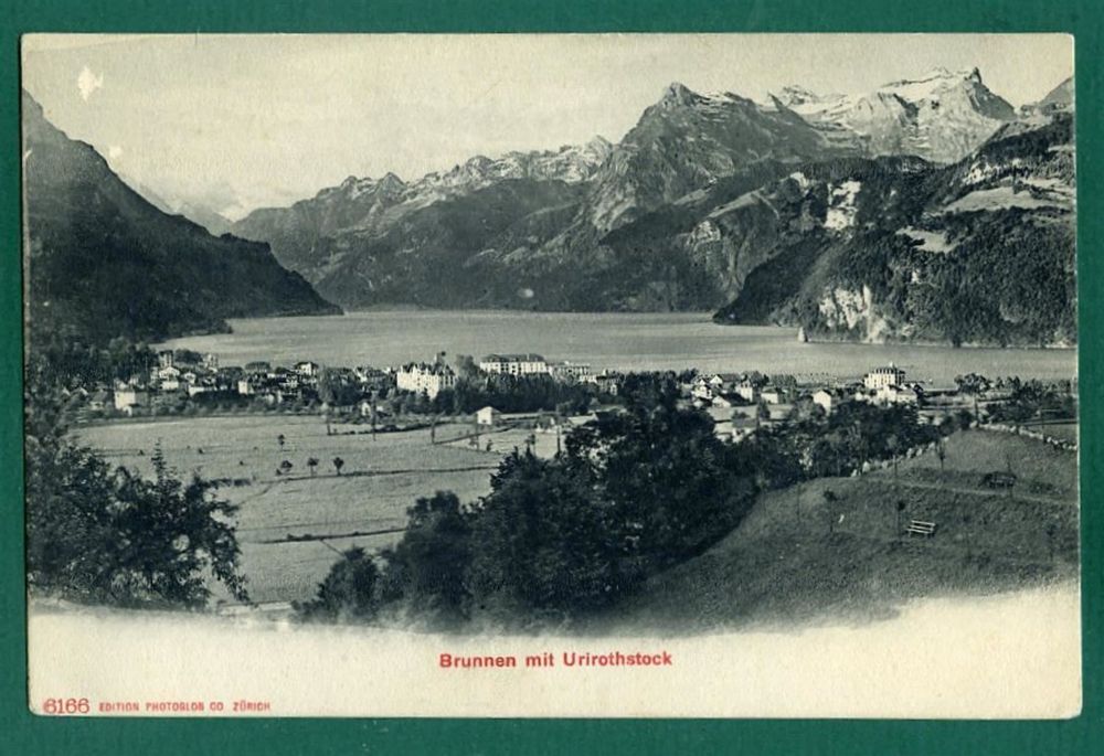 Brunnen mit Urirotstock, um 1910 (Gebraucht) in Sargans für CHF 1 – mit Lieferung auf Ricardo kaufen