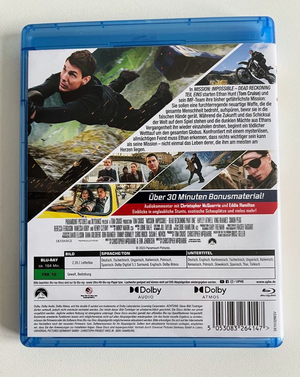 Mission: Impossible - Dead Reckoning: Teil 1. (2023) (Neu (gemäss Beschreibung)) in Rüfenacht BE ...