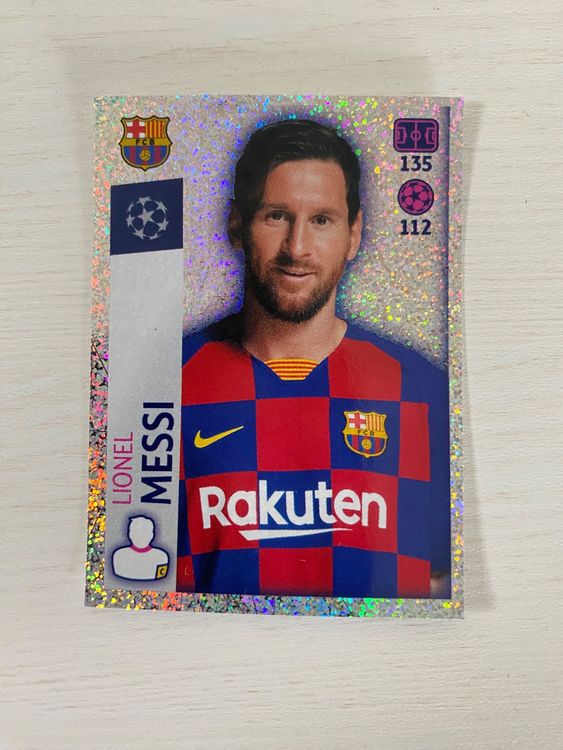Lionel Messi Topps Sticker UEFA Champions League 2019/20 (Neu (gemäss ...