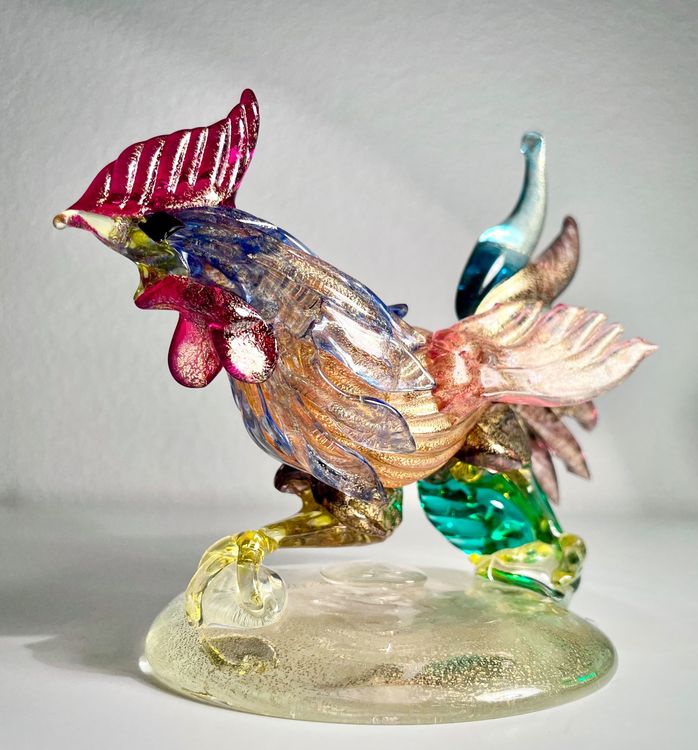 Murano, Kampfhähne Paar, verm. AVEM/Ferro, 50er, div. Mängel (Gebraucht ...