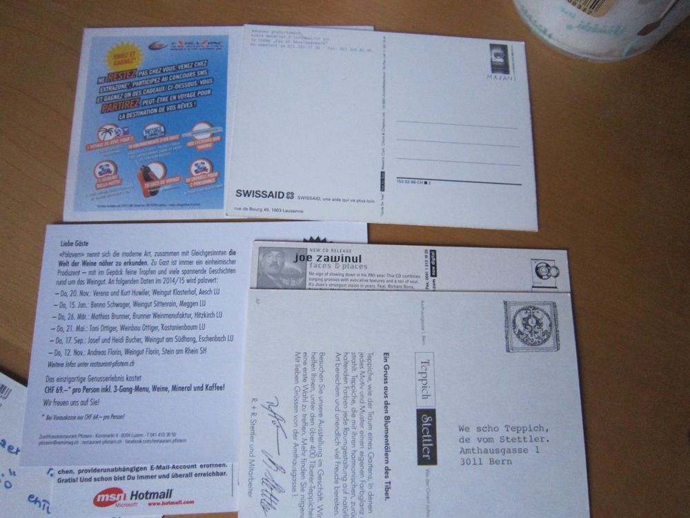 Moderne Postkarten Werbekarten | Kaufen auf Ricardo