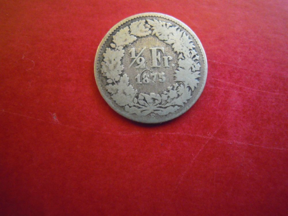 50 Rp. 1875 uralt (Gebraucht) in Kriegstetten für CHF 19.5 – mit Lieferung auf Ricardo kaufen